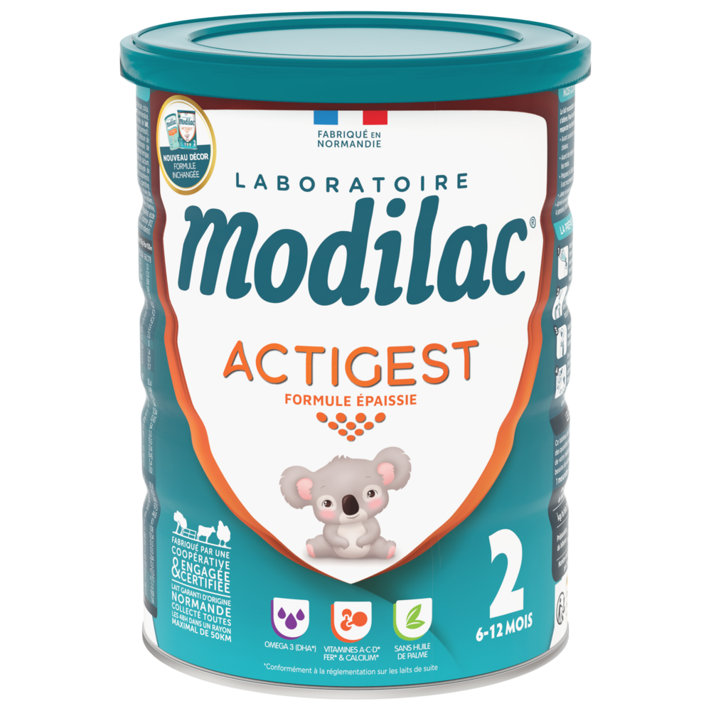Modilac Actigest 2 de 6 à 12 mois 800g