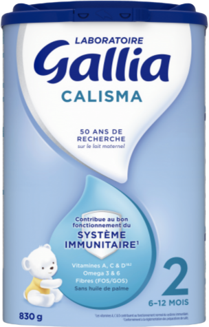 Gallia Calisma Lait infantile nourrissons 2 ème âge - 800 g