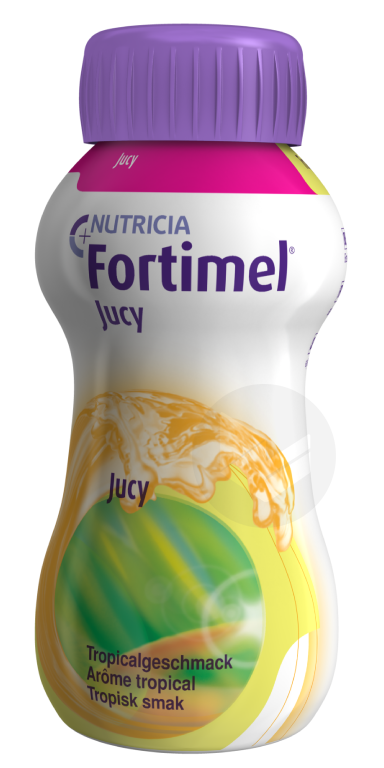 Boisson Nutricia Fortimel Jucy 4x200ml pour personne souffrant de ...