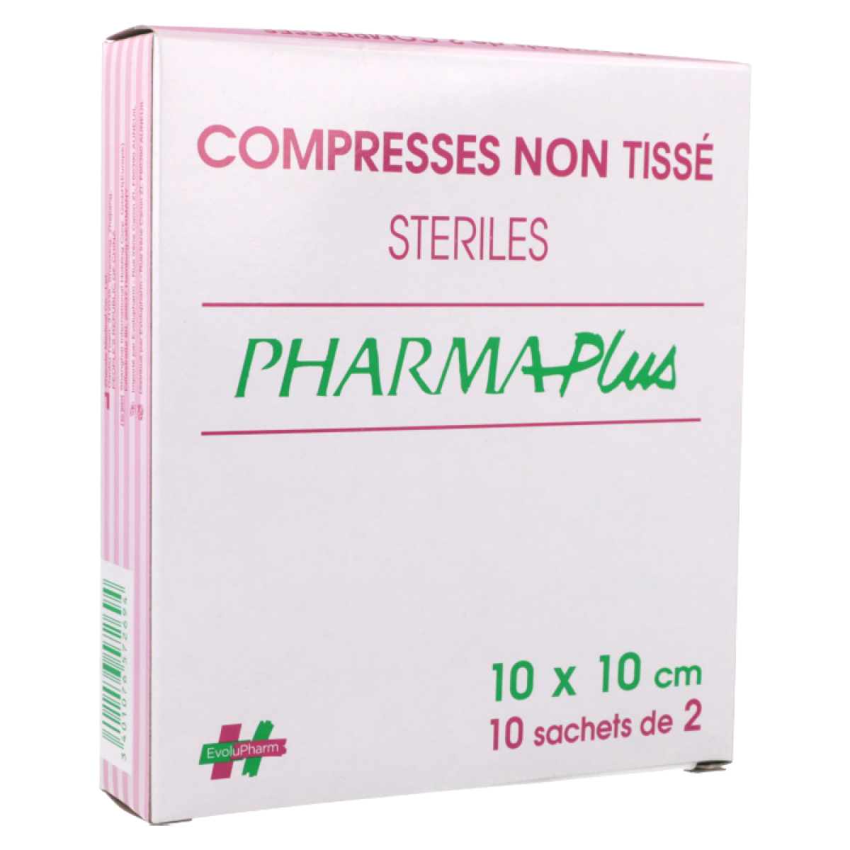 Compresses non tissé stériles EvoluPharm pour des soins optimaux de plaies