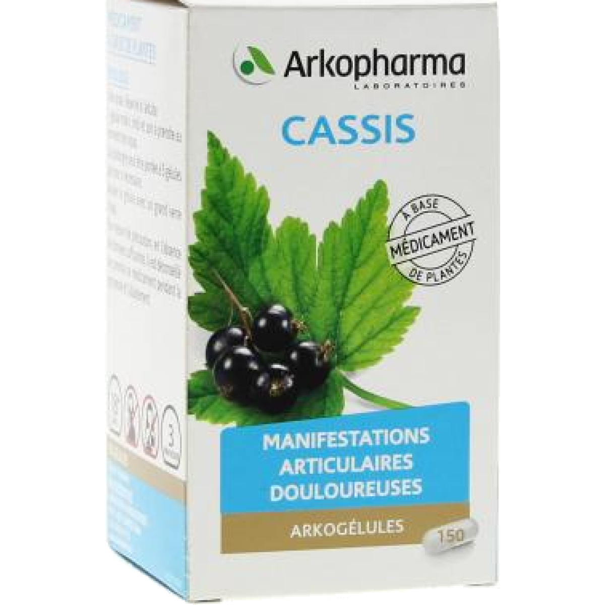 Arkogélules cassis mobilité articulaire Arkopharma