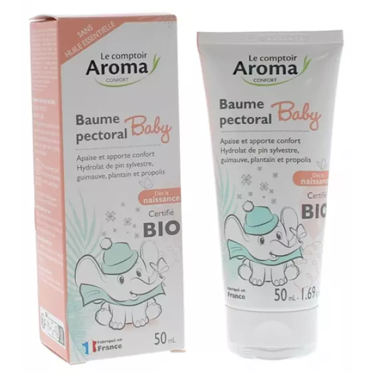 Baume Pectoral Bébé Le Comptoir Aroma - Soulagement Naturel