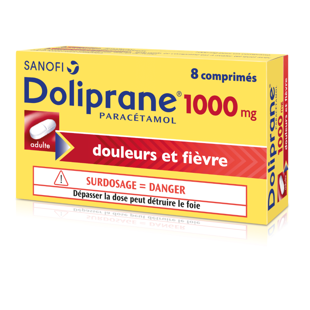 Doliprane 1000 MG Comprimés à Avaler